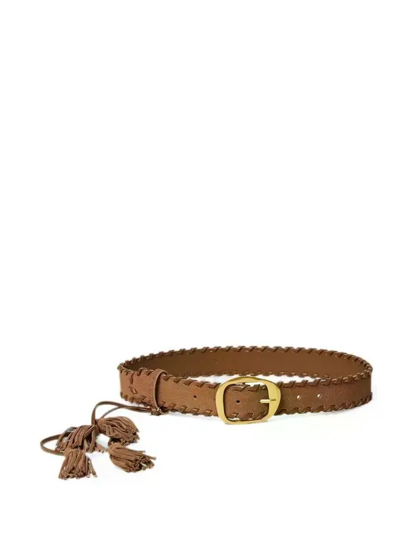 TWINSET Suede Belt With Tassels