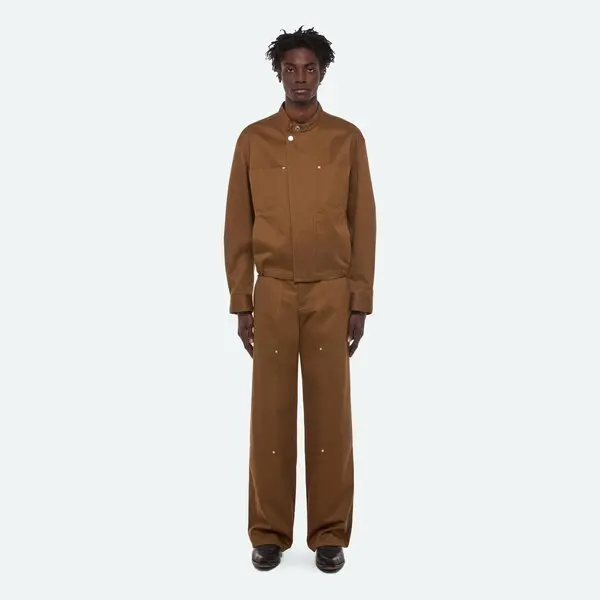 Helmut Lang Moto Trucker Jacket - Fawn