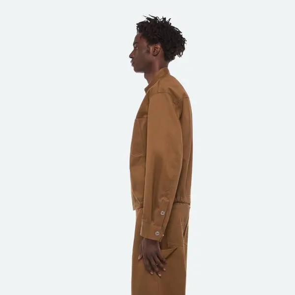 Helmut Lang Moto Trucker Jacket - Fawn