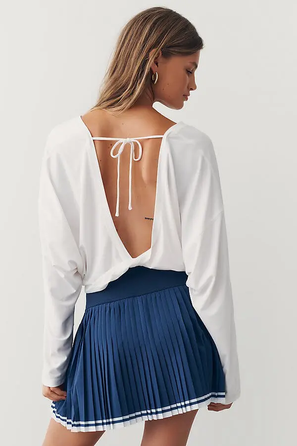 Beach Riot Analie Pleated Skirt