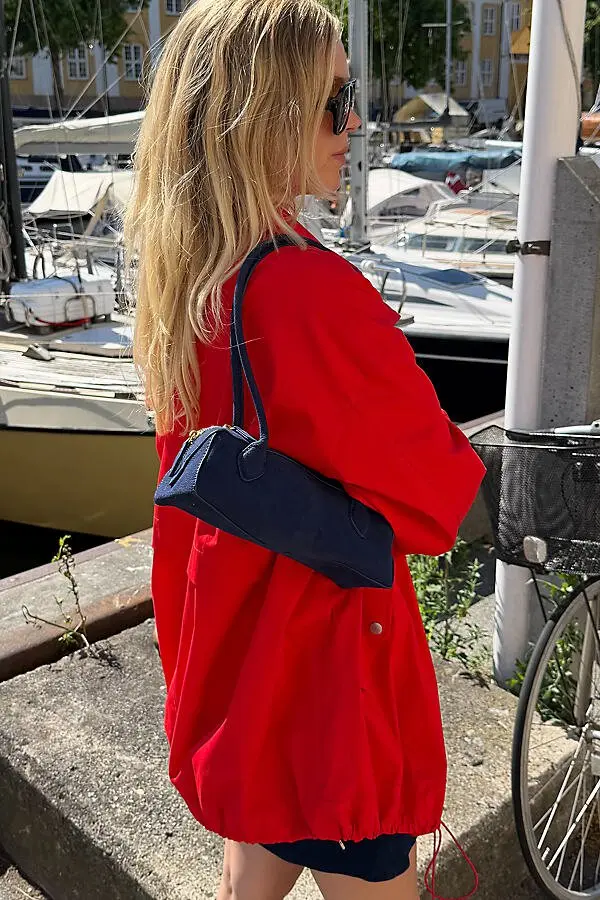 Anthropologie East-west Bag - Navy