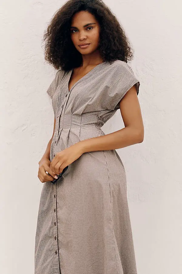 Z Supply Sanna 100% Cotton A-line Midi Dress