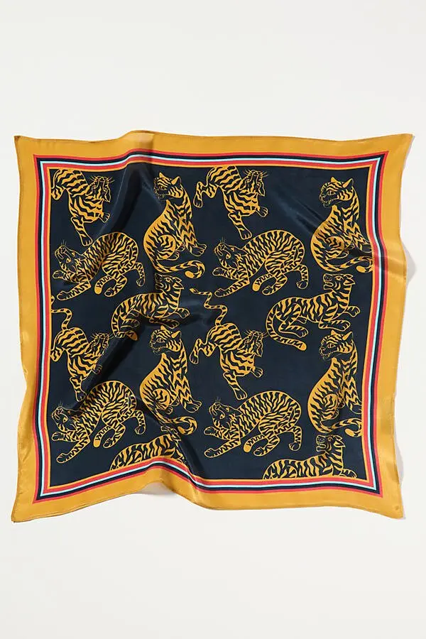 Anthropologie Tiger Prt Scarf