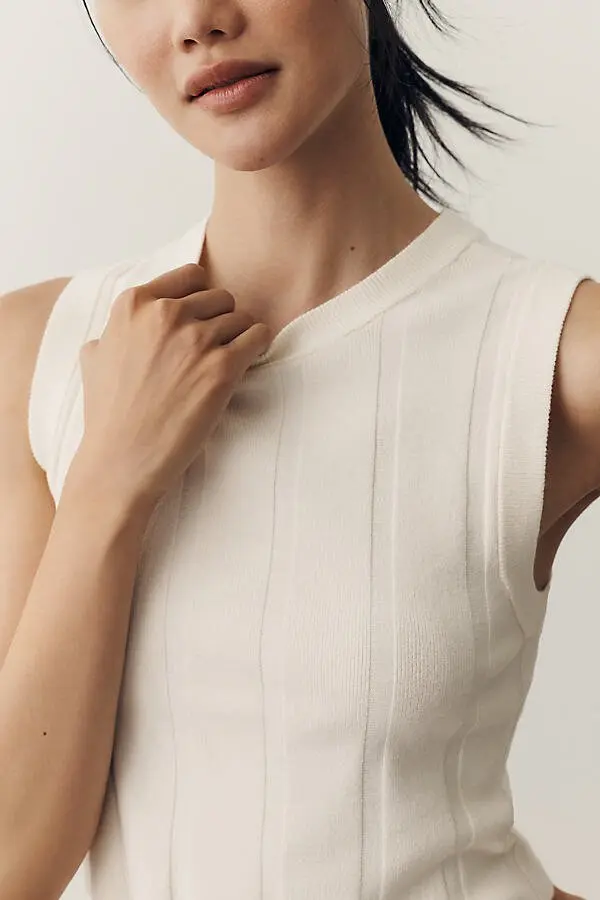 L*Space En Route Knit Tank Top - Ivory