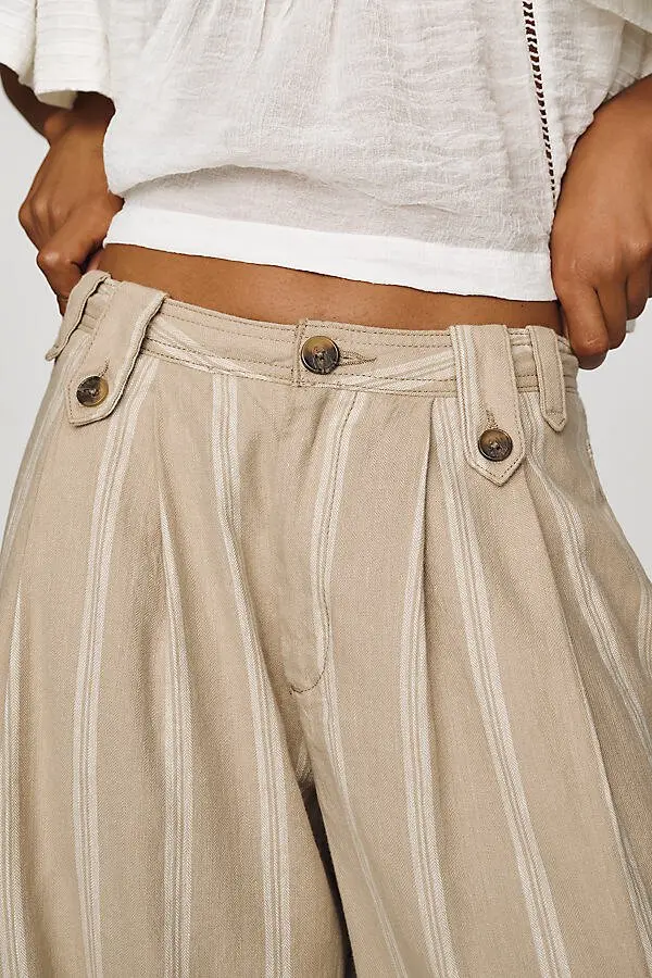 Anthropologie Noil Wide-leg Pants