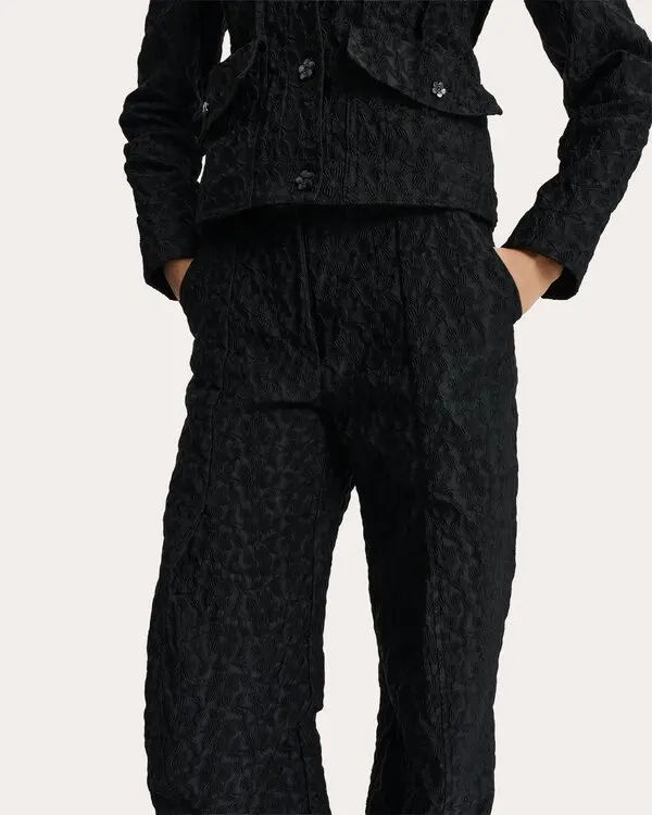Cecilie Bahnsen Darmela Begonia Jacquard Trousers