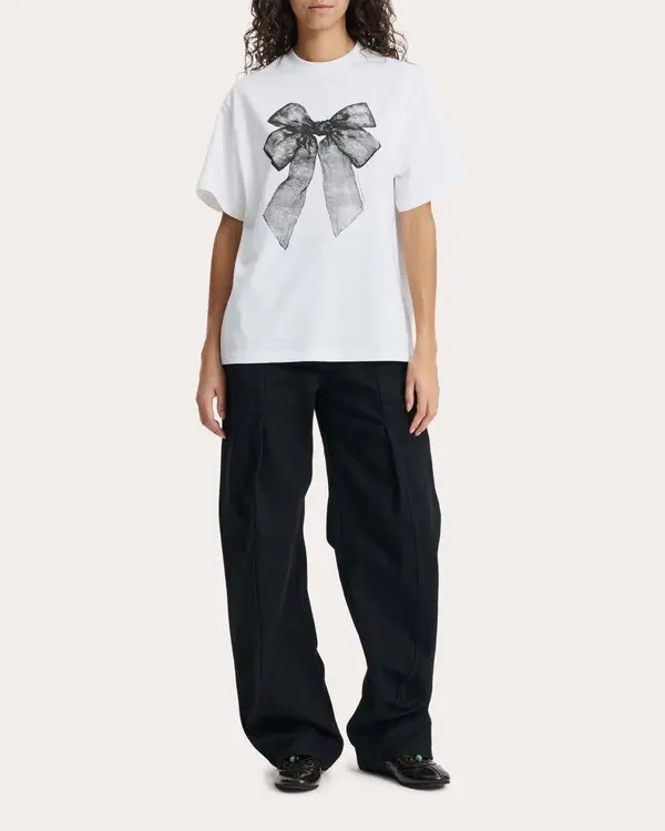 Cecilie Bahnsen Dorothy Bow Jersey T-shirt