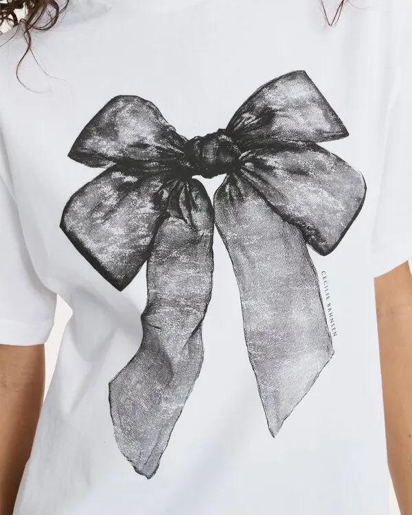 Cecilie Bahnsen Dorothy Bow Jersey T-shirt