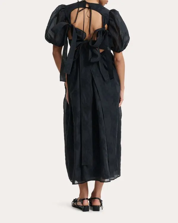 Cecilie Bahnsen Ulani Papillon Matelassé Dress