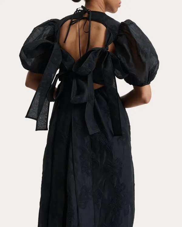 Cecilie Bahnsen Ulani Papillon Matelassé Dress