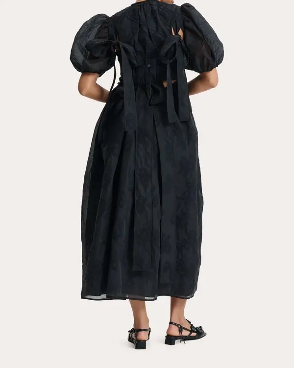 Cecilie Bahnsen Ulani Papillon Matelassé Dress