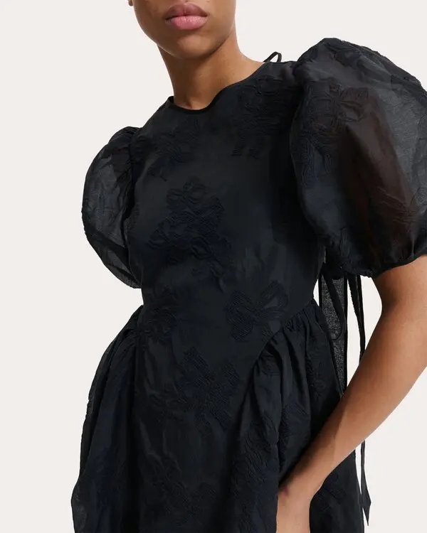Cecilie Bahnsen Ulani Papillon Matelassé Dress