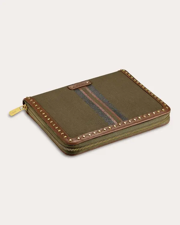 Wolf Ida Travel Zip Canvas Jewelry Portfolio