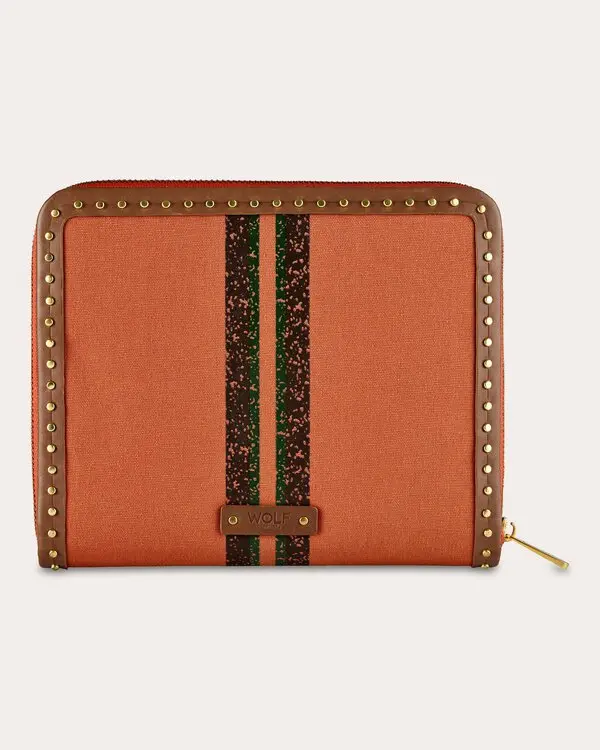 Wolf Ida Travel Zip Canvas Jewelry Portfolio