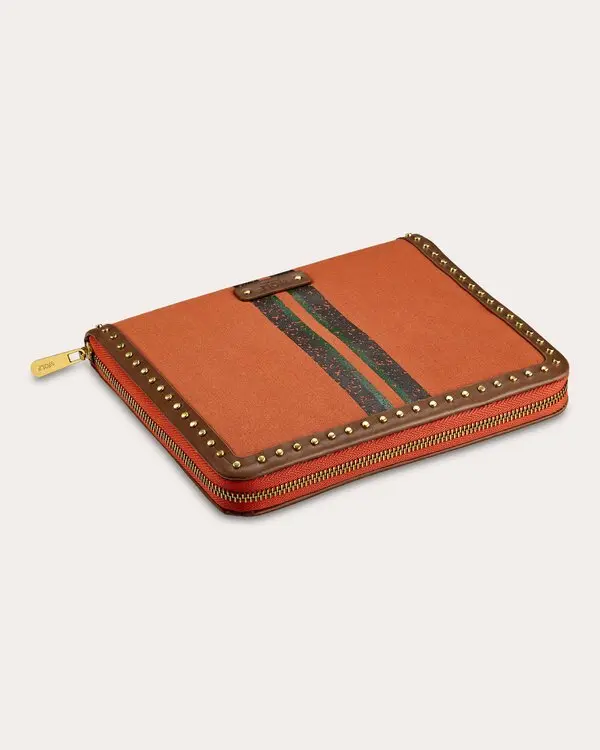 Wolf Ida Travel Zip Canvas Jewelry Portfolio
