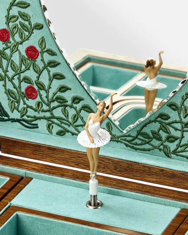 Wolf Sleeping Beauty Waltz Ballet Musical Jewelry Box