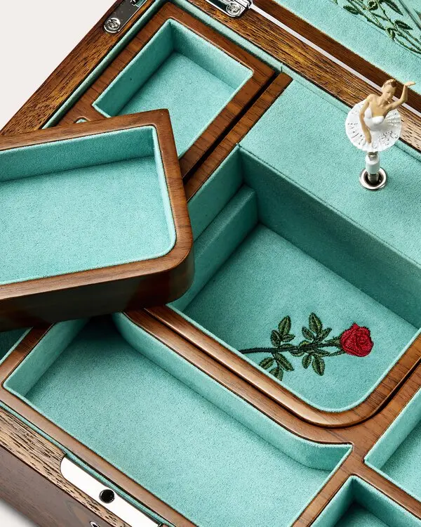 Wolf Sleeping Beauty Waltz Ballet Musical Jewelry Box