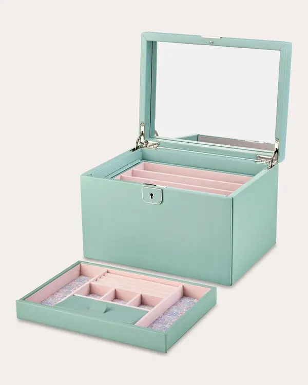 Wolf Liberty Large Jewelry Box