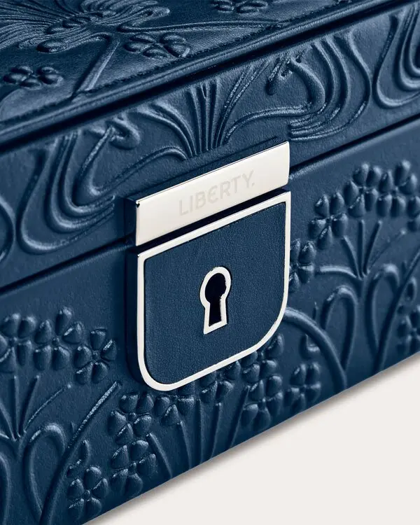 Wolf Liberty Medium Embossed Jewelry Box