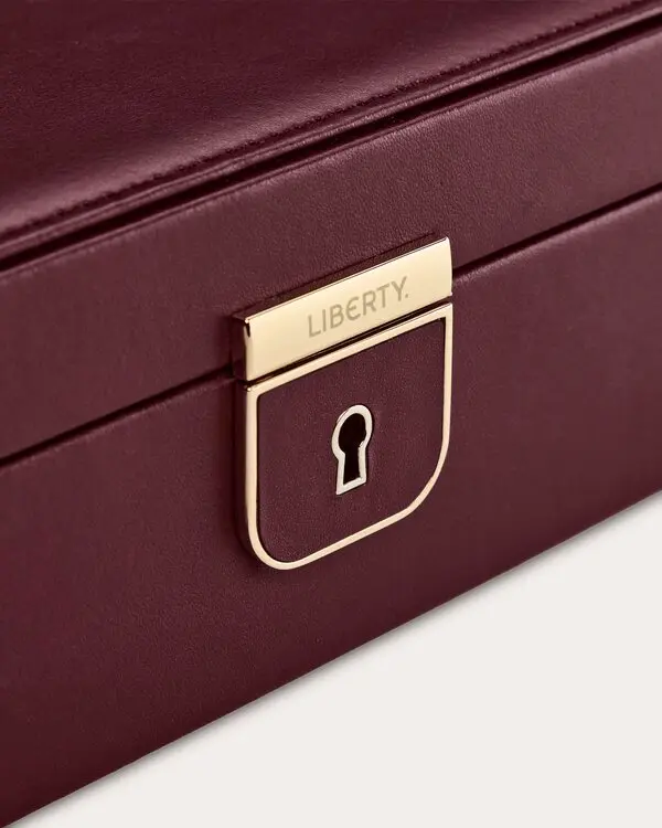 Wolf Liberty Medium Embossed Jewelry Box
