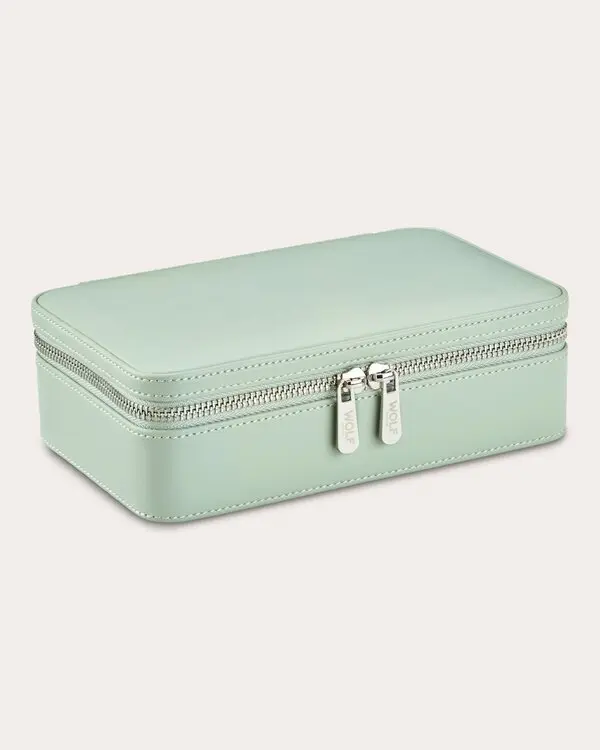 Wolf Liberty Medium Zip Jewelry Case