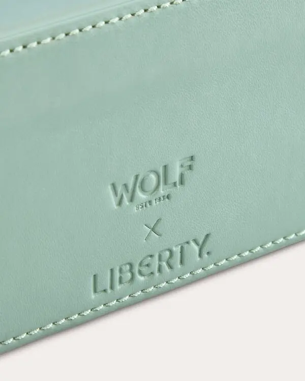 Wolf Liberty Medium Zip Jewelry Case