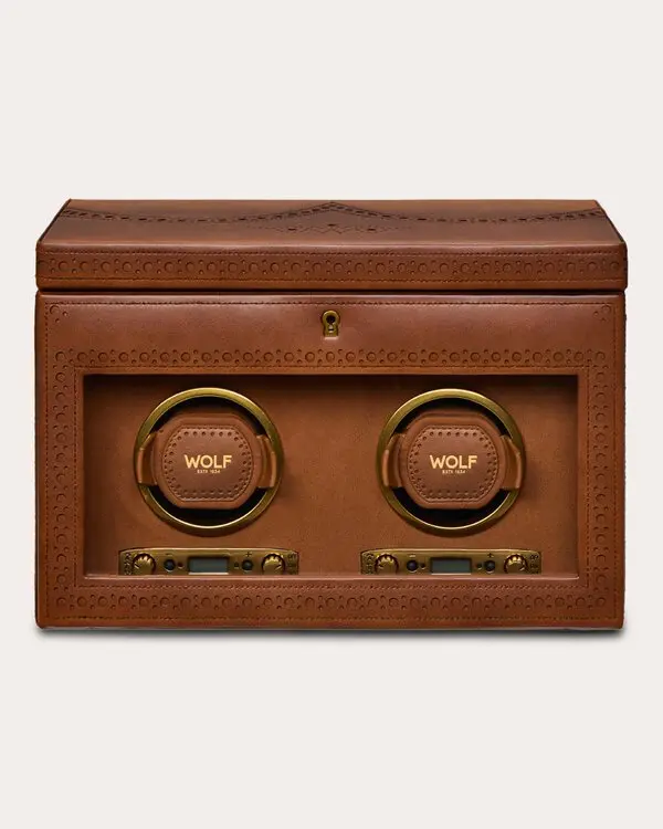 Wolf Brogue Double Watch Winder