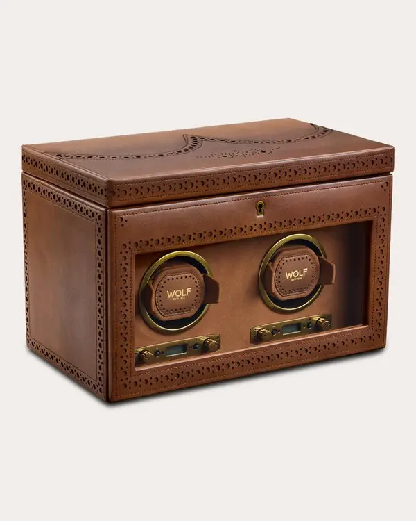 Wolf Brogue Double Watch Winder