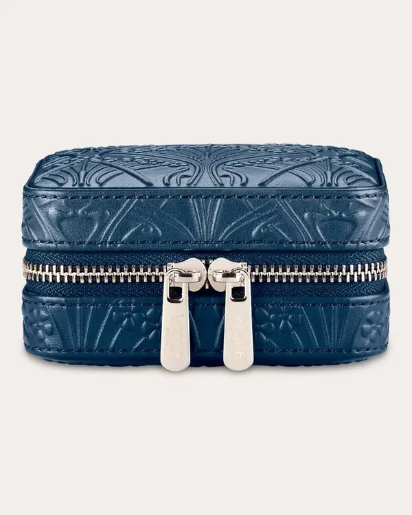 Wolf Liberty Small Travel Zip Jewelry Case