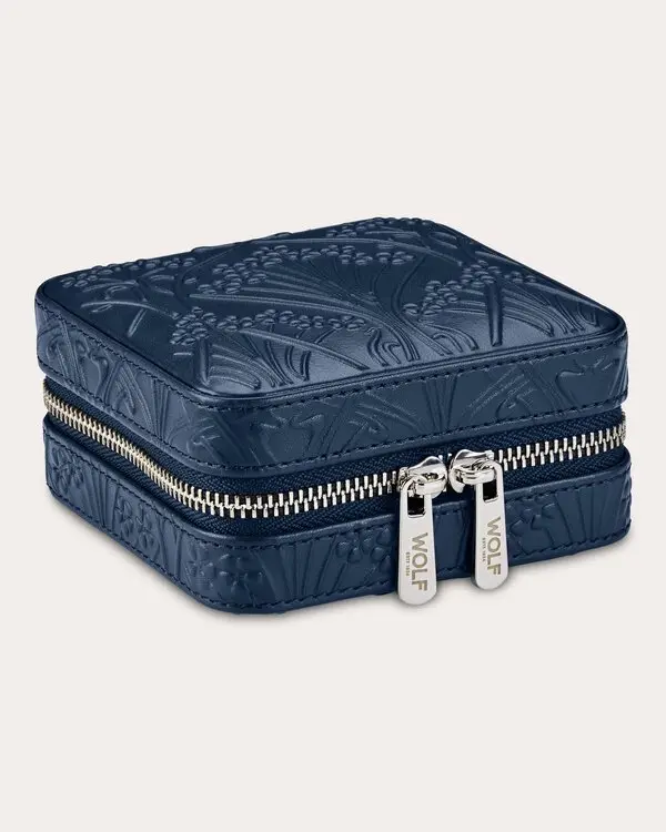 Wolf Liberty Small Travel Zip Jewelry Case
