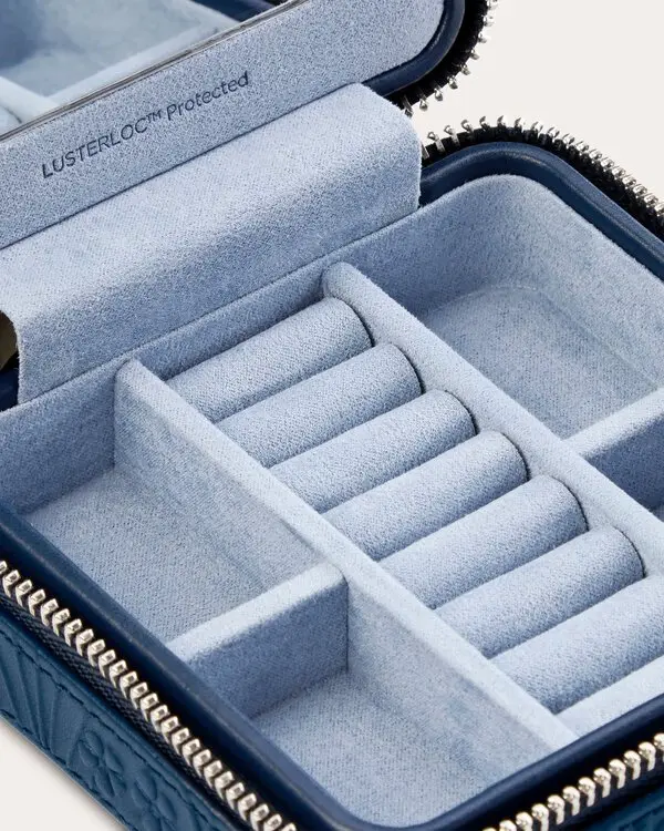 Wolf Liberty Small Travel Zip Jewelry Case
