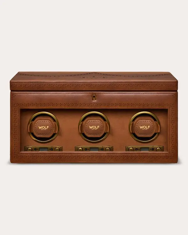 Wolf Brogue Triple Watch Winder