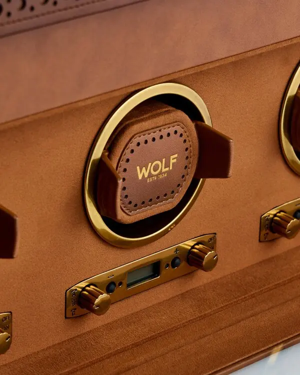 Wolf Brogue Triple Watch Winder