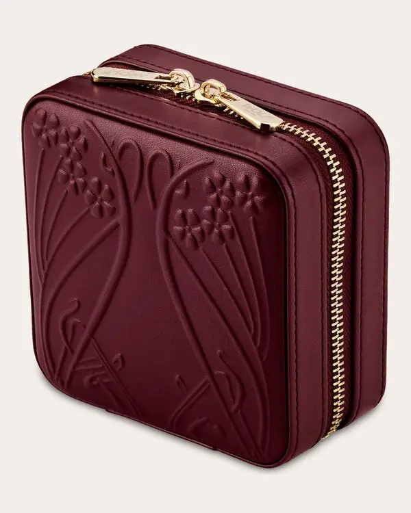 Wolf Liberty Small Travel Zip Jewelry Case