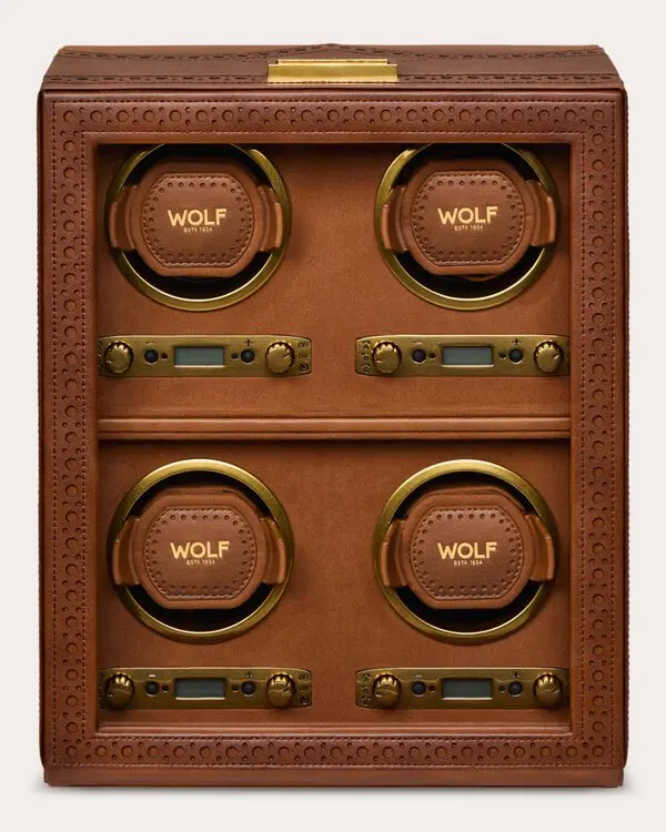 Wolf Brogue 4-piece Watch Winder