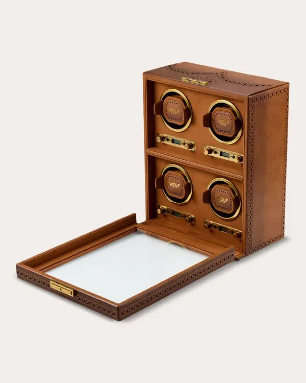 Wolf Brogue 4-piece Watch Winder