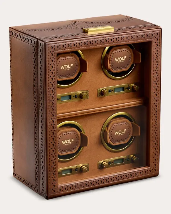 Wolf Brogue 4-piece Watch Winder