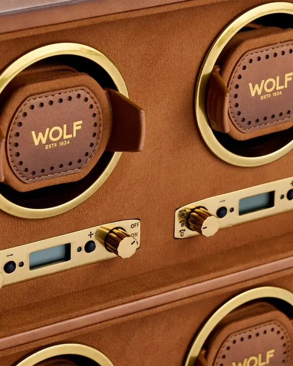 Wolf Brogue 4-piece Watch Winder