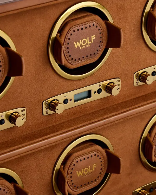 Wolf Brogue 6-piece Watch Winder