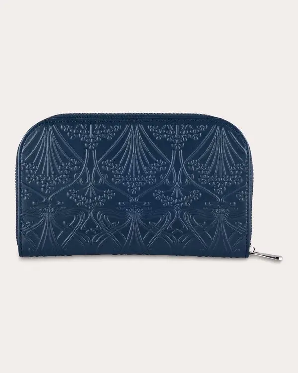 Wolf Liberty Embossed Travel Jewelry Portfolio