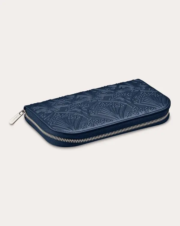 Wolf Liberty Embossed Travel Jewelry Portfolio