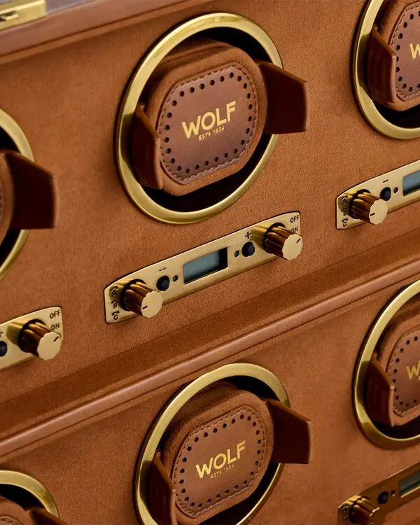 Wolf Brogue 8-piece Watch Winder
