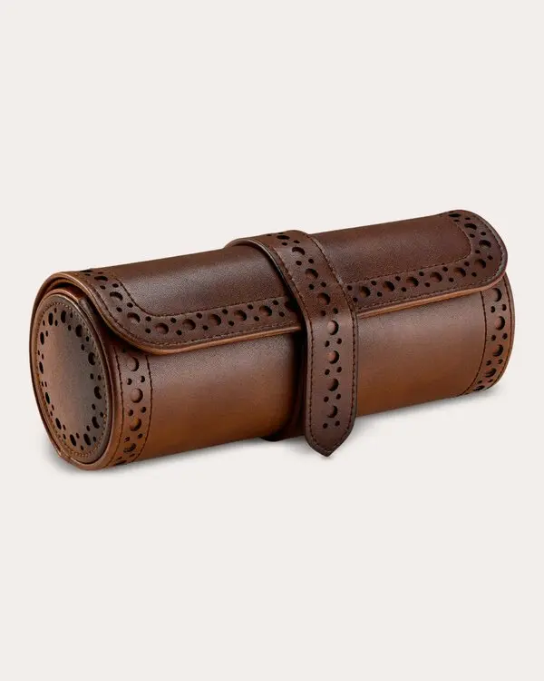 Wolf Brogue Triple Watch Roll