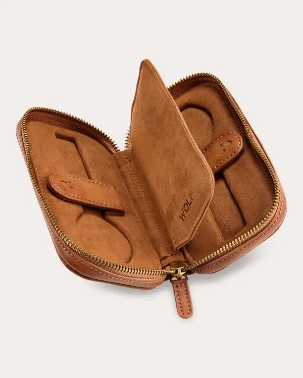 Wolf Brogue 2-piece Zip Watch Case