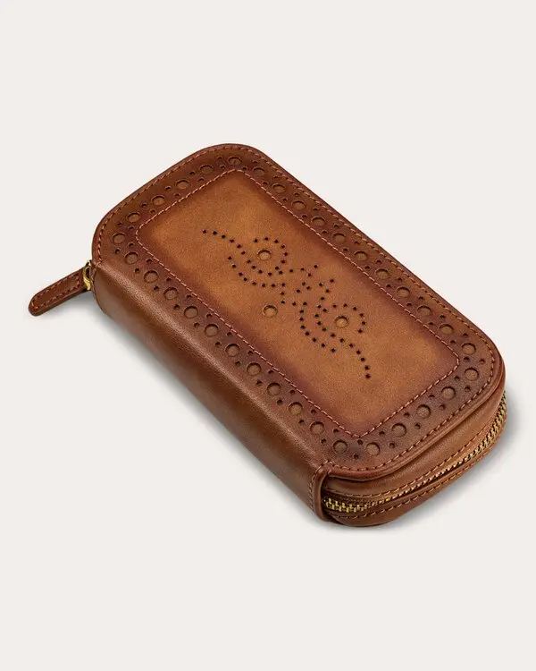 Wolf Brogue 2-piece Zip Watch Case