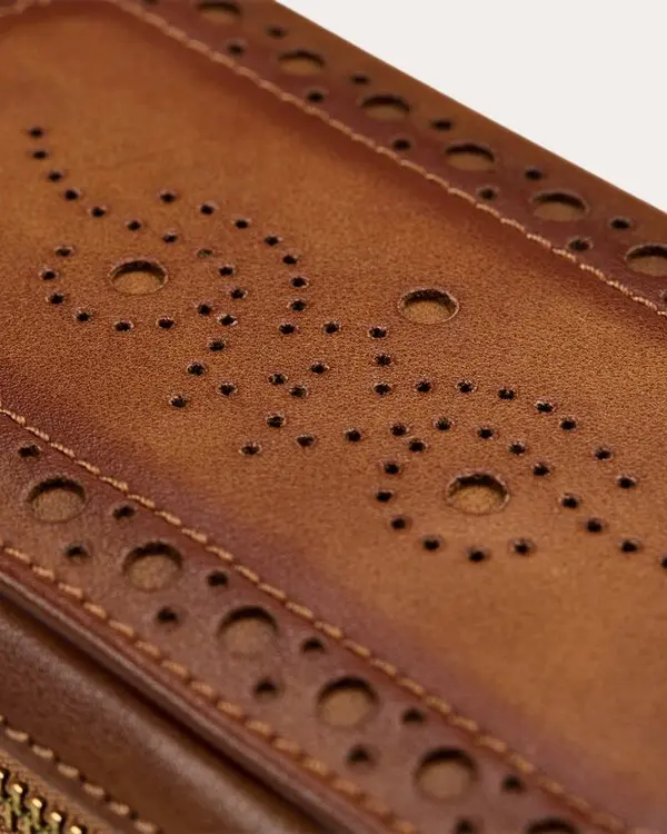 Wolf Brogue 2-piece Zip Watch Case