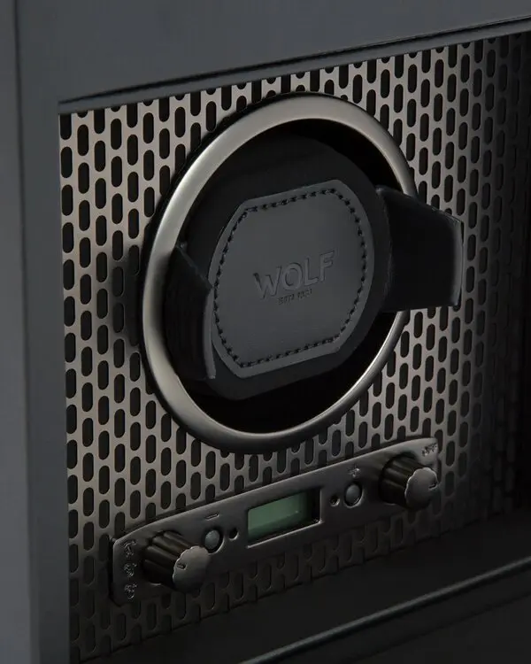 Wolf Axis Single Watch Winder Storage Case