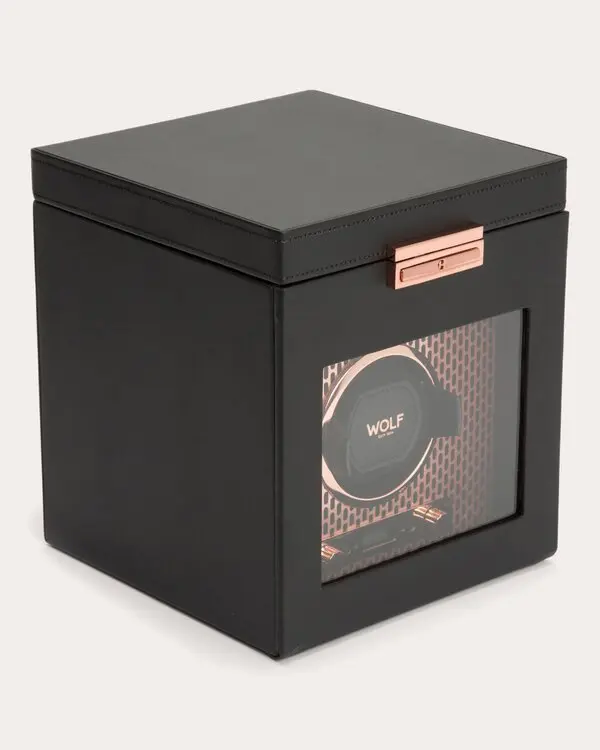 Wolf Axis Single Watch Winder Storage Case
