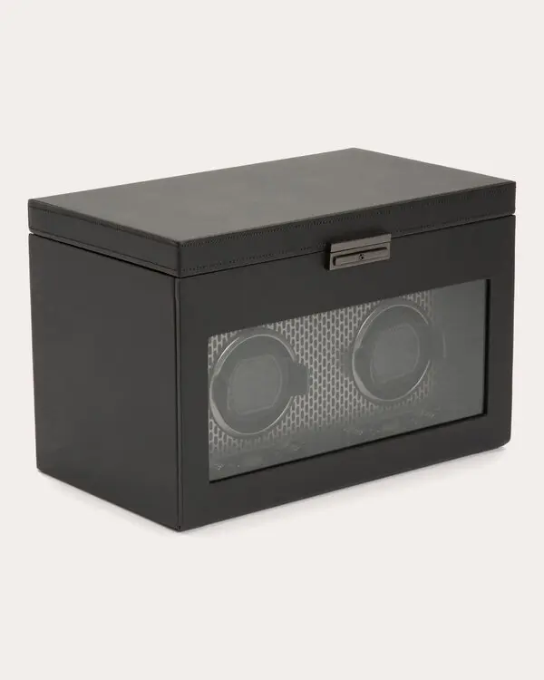 Wolf Axis Double Watch Winder Storage Case