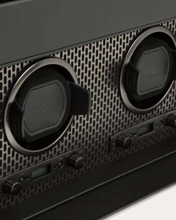 Wolf Axis Double Watch Winder Storage Case